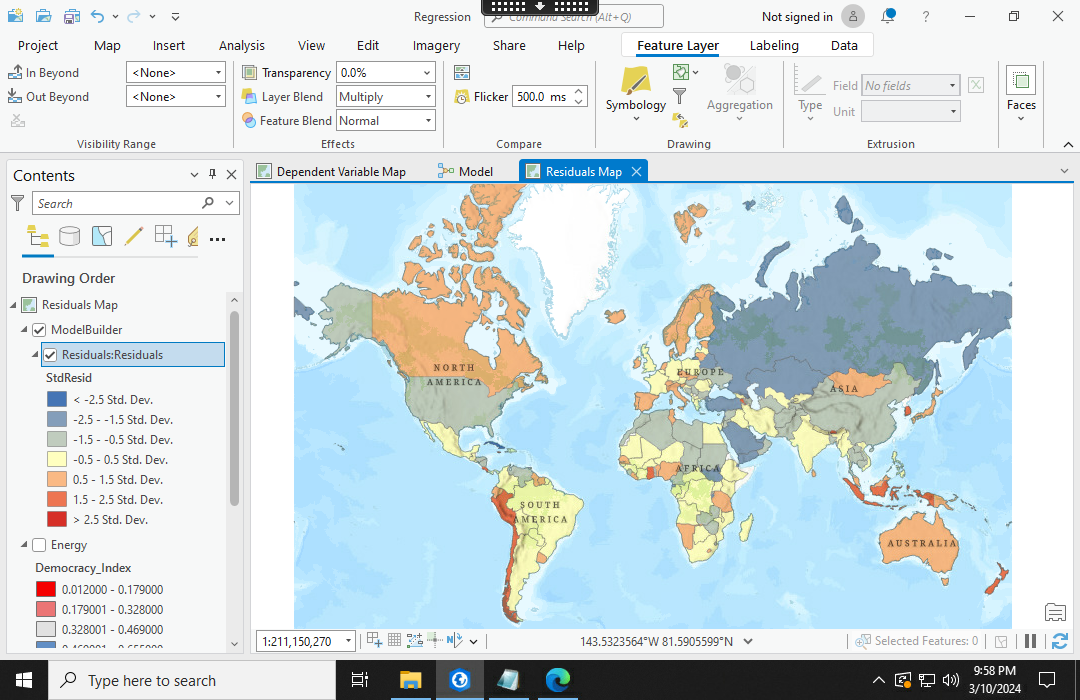 Regression Analysis in ArcGIS Pro